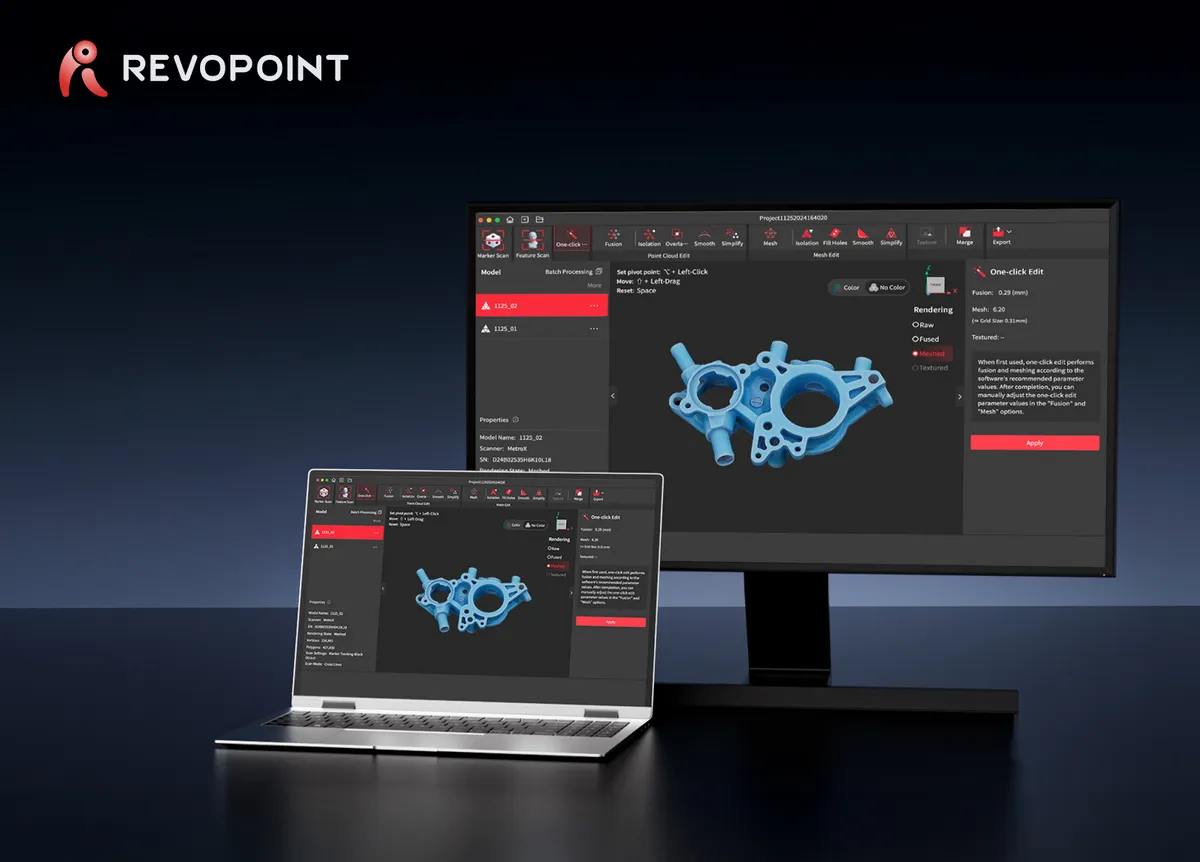 Revopoint 3D scanners: don't forget about the software! - 3DVF